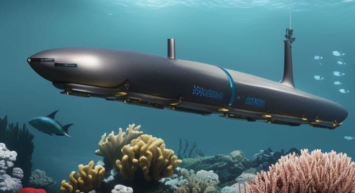Military Prototype Hydrogen Fusion Tactical Submersible - AI Generated ...