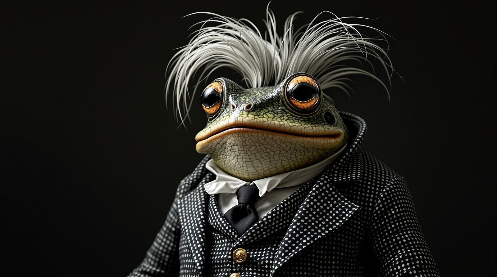 Sweeney Toad - Giant Eyed Toad in Sweeney Todd Costume, High...