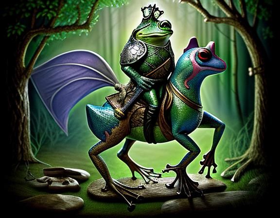 Sir Frog ⁶ - AI Generated Artwork - NightCafe Creator