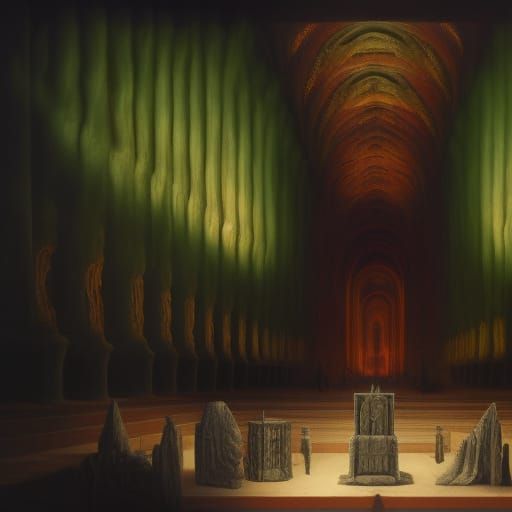 Church of the Eldritch Deer: Mass Preparations - AI Generated Artwork ...