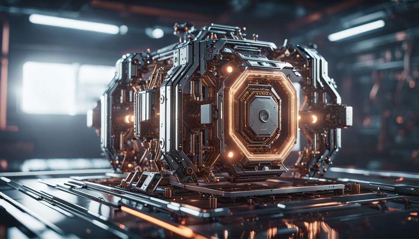 a quantum computer - AI Generated Artwork - NightCafe Creator