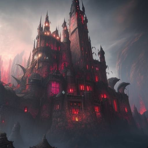 A Villain's Tower - AI Generated Artwork - NightCafe Creator