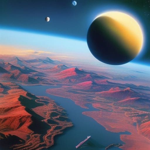 And the world is like an apple whirling silently in space/ / 8k ...