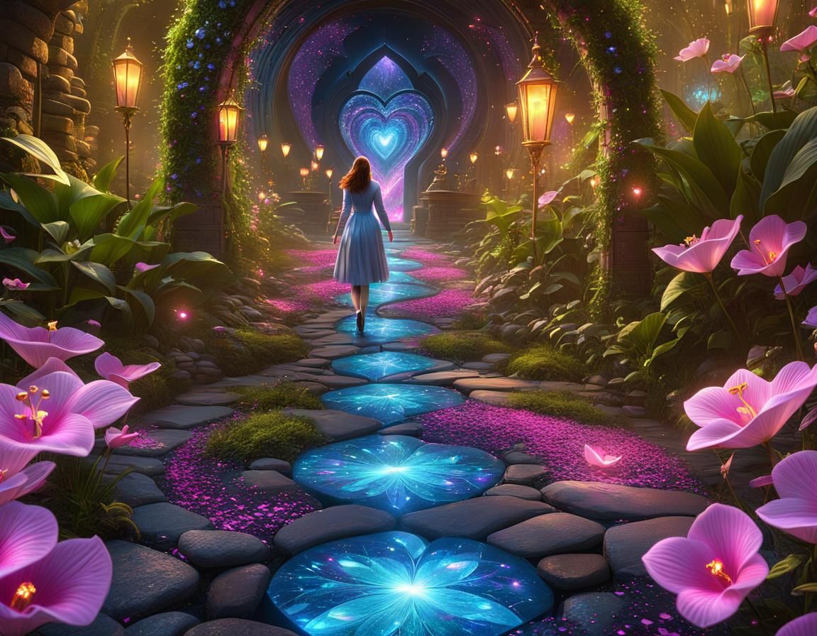 Enchanted Path - AI Generated Artwork - NightCafe Creator