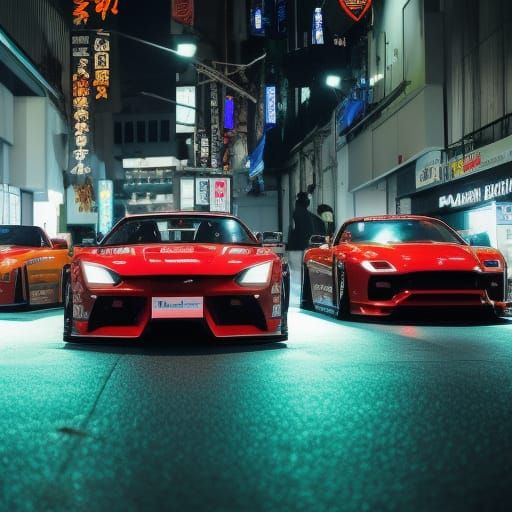 Tokyo JDM - AI Generated Artwork - NightCafe Creator