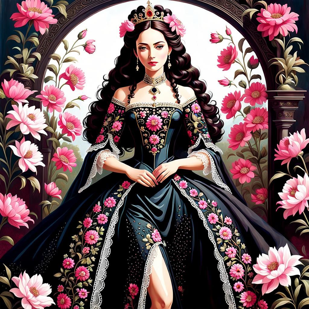 Beautiful Royal Queen - AI Generated Artwork - NightCafe Creator