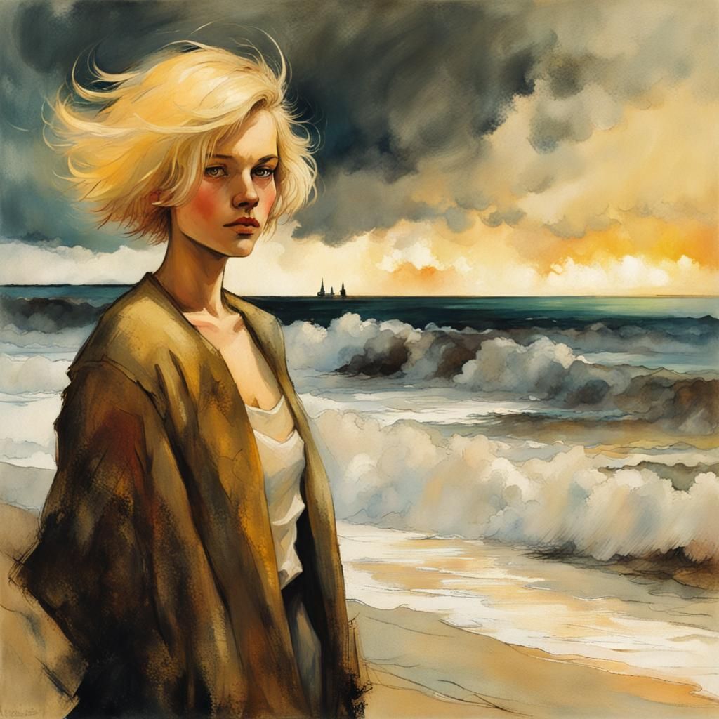 Female figure - AI Generated Artwork - NightCafe Creator