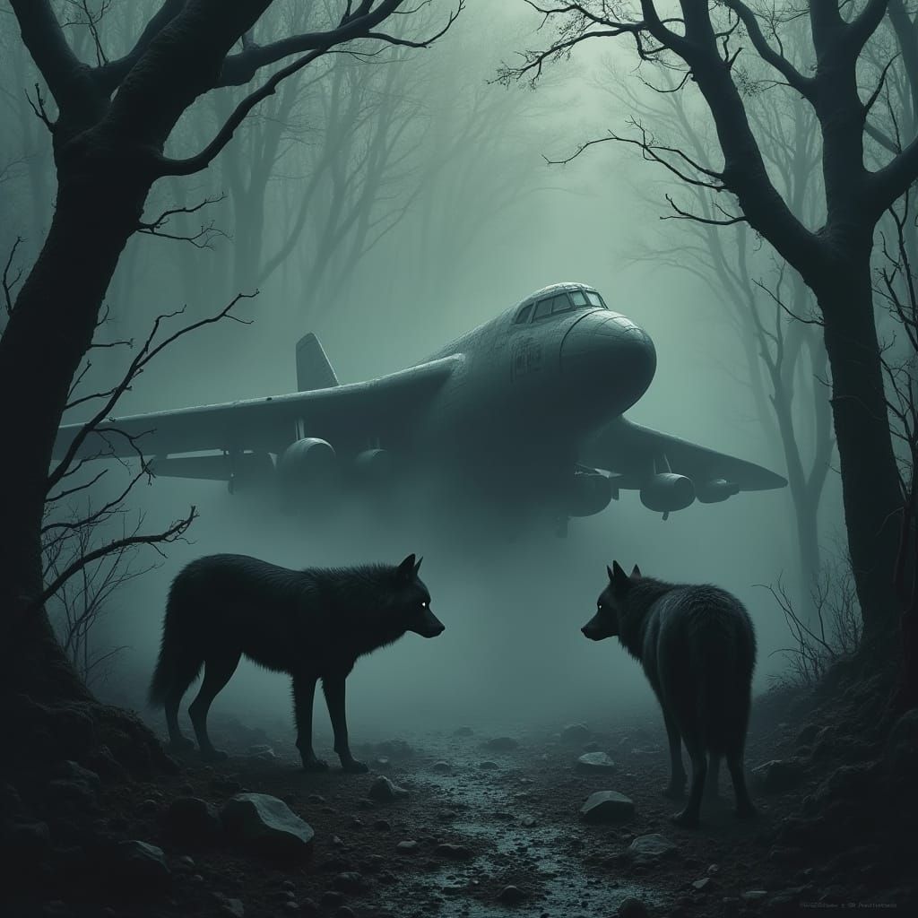 wolf pack jet - Wolf Pack Descends Upon Ancient Jet in Haunt...