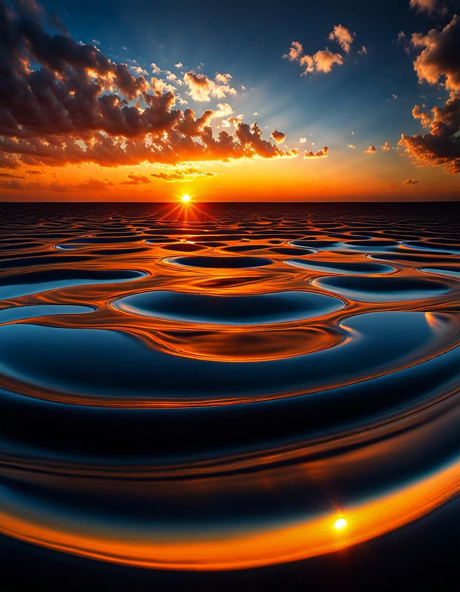 Wavescape - AI Generated Artwork - NightCafe Creator