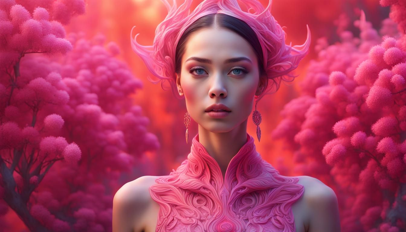 Pretty in Pink - AI Generated Artwork - NightCafe Creator