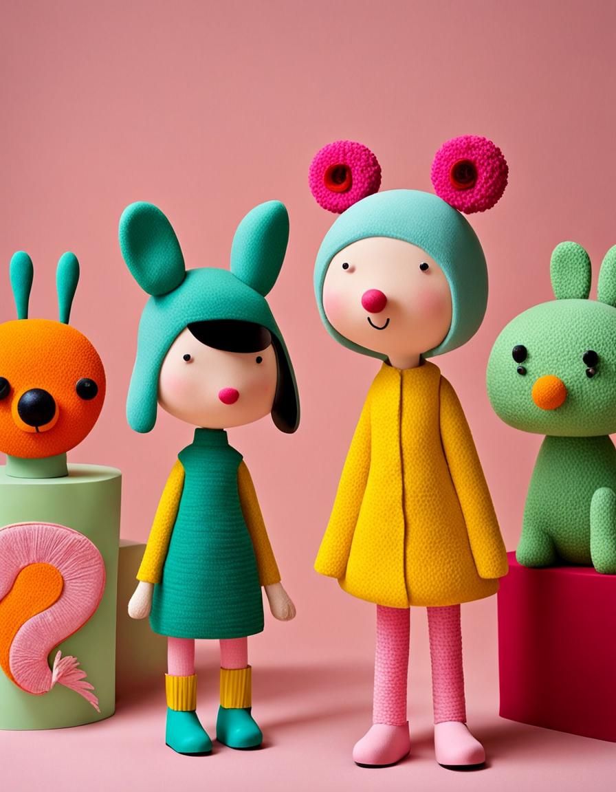 Pokey Guys & Girly-Gals - AI Generated Artwork - NightCafe Creator