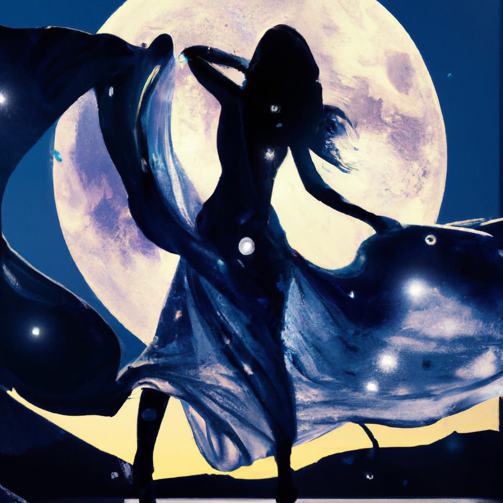 A Dance Under Moonlight - AI Generated Artwork - NightCafe Creator