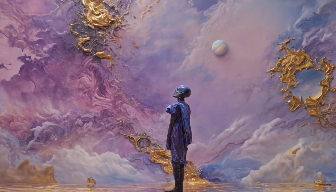 Surrealist Masterpiece Unveiled at Alien-Art Galer... - AI Art