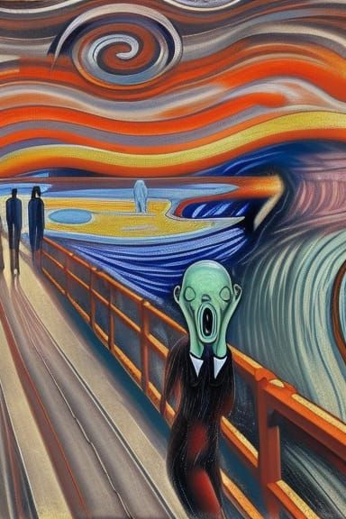 Scream Variations - AI Generated Artwork - NightCafe Creator