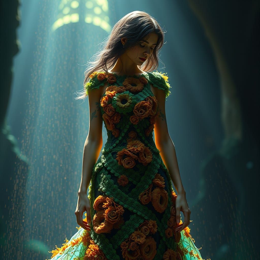 The beauty in the light! - Moss Goddess in Vibrant Triadic ...