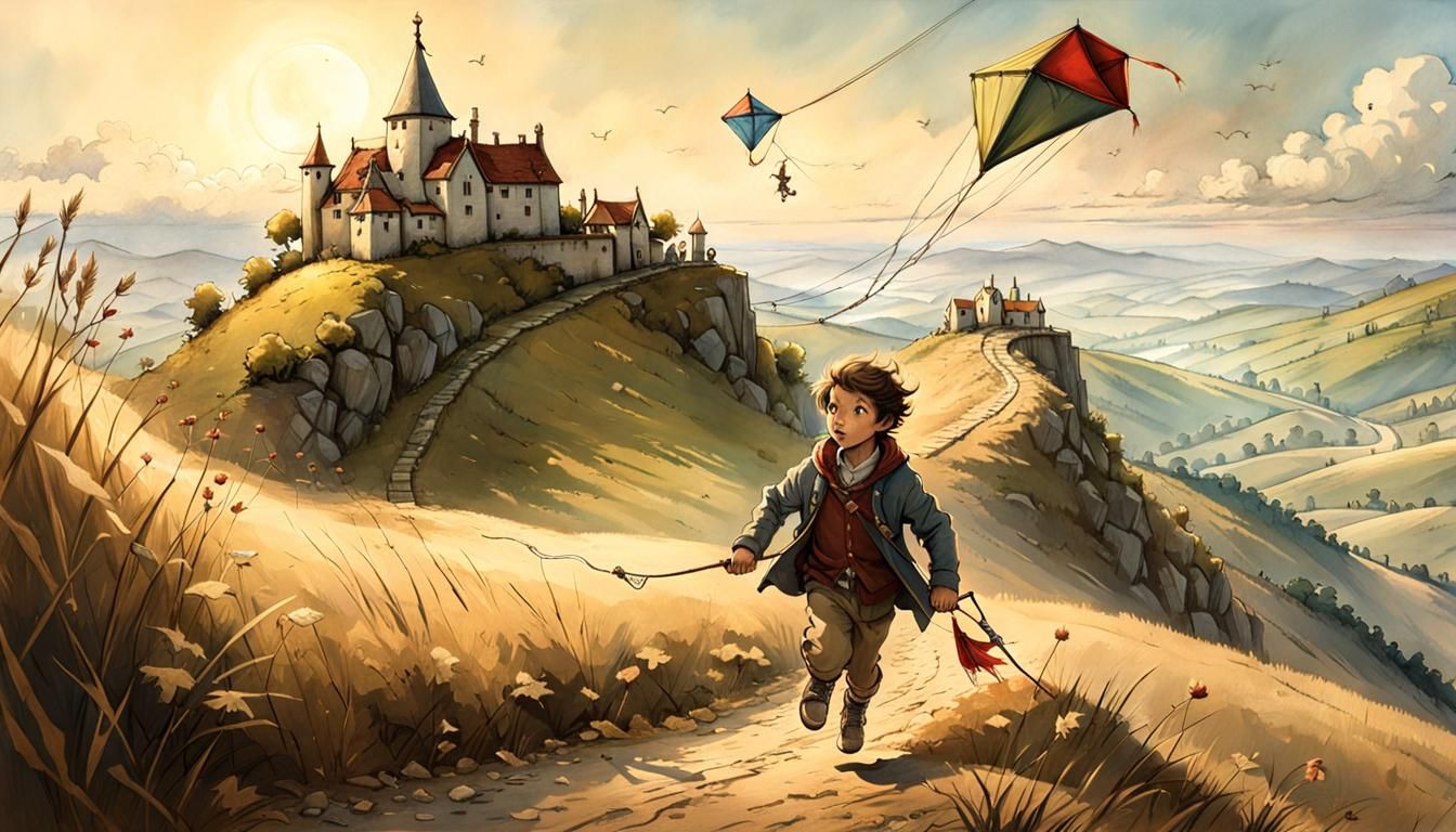 The Broken Kite String - AI Generated Artwork - NightCafe Creator