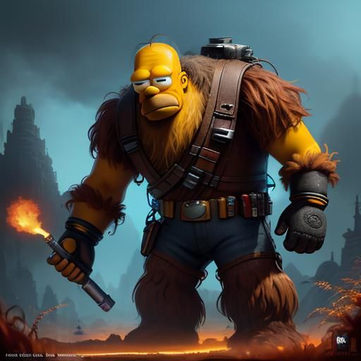 Jadis, Homer Simpson… - AI Generated Artwork - NightCafe Creator