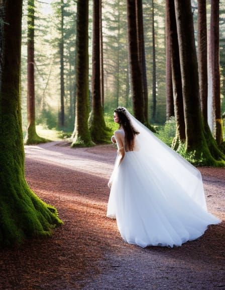 Runaway Bride - AI Generated Artwork - NightCafe Creator