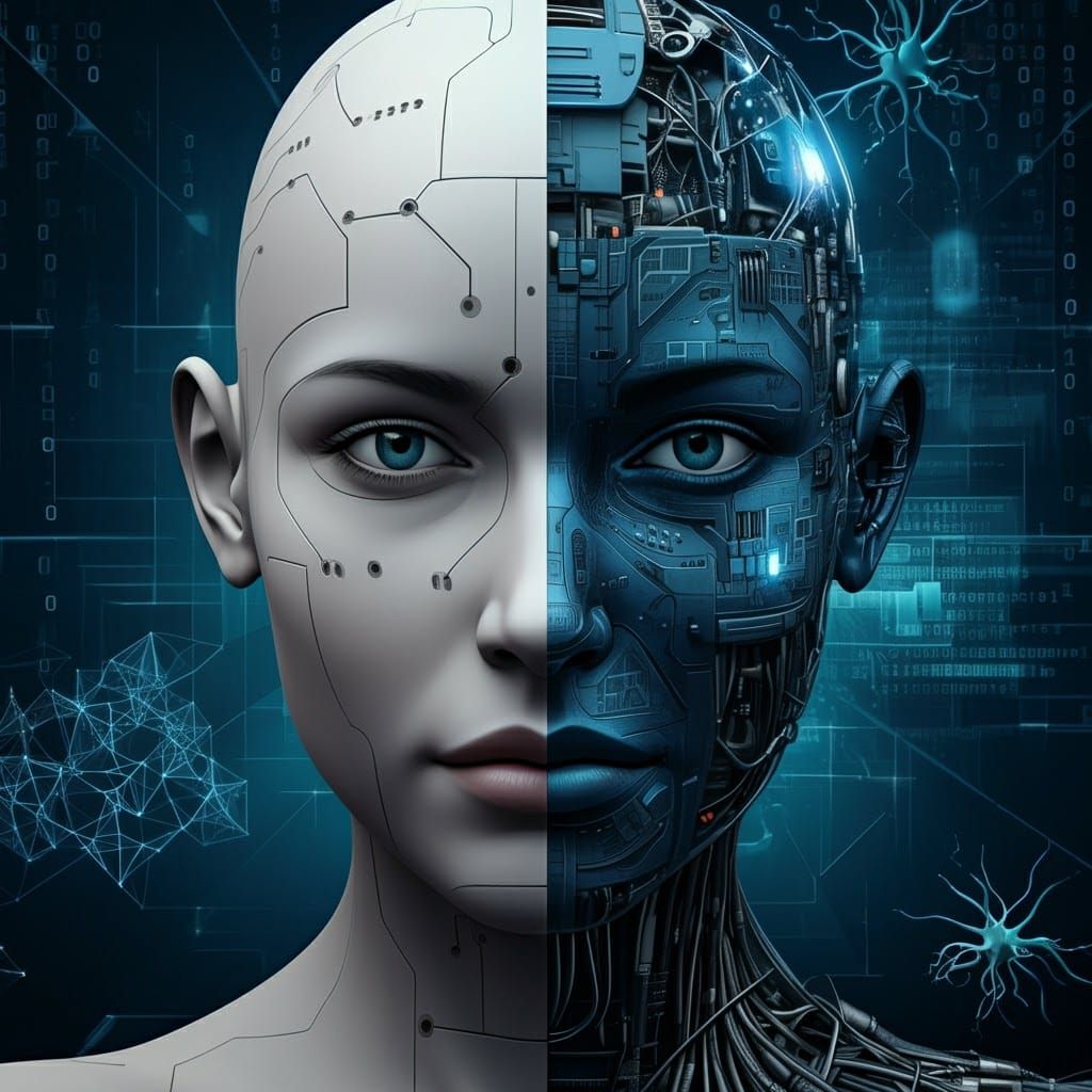 What is Artificial Intelligence? - AI Generated Artwork - NightCafe Creator