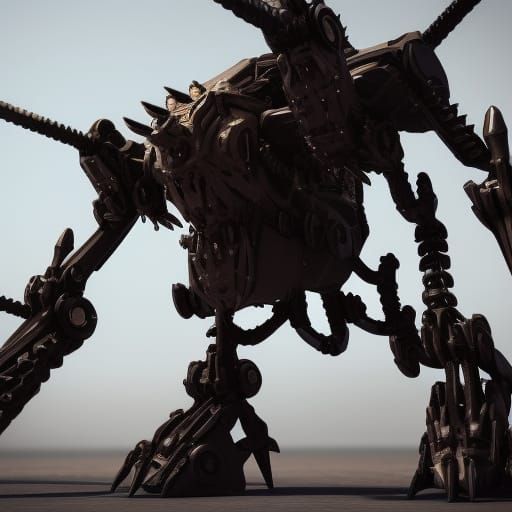 Demon Mech - AI Generated Artwork - NightCafe Creator