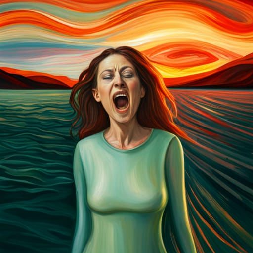 The Scream - AI Generated Artwork - NightCafe Creator
