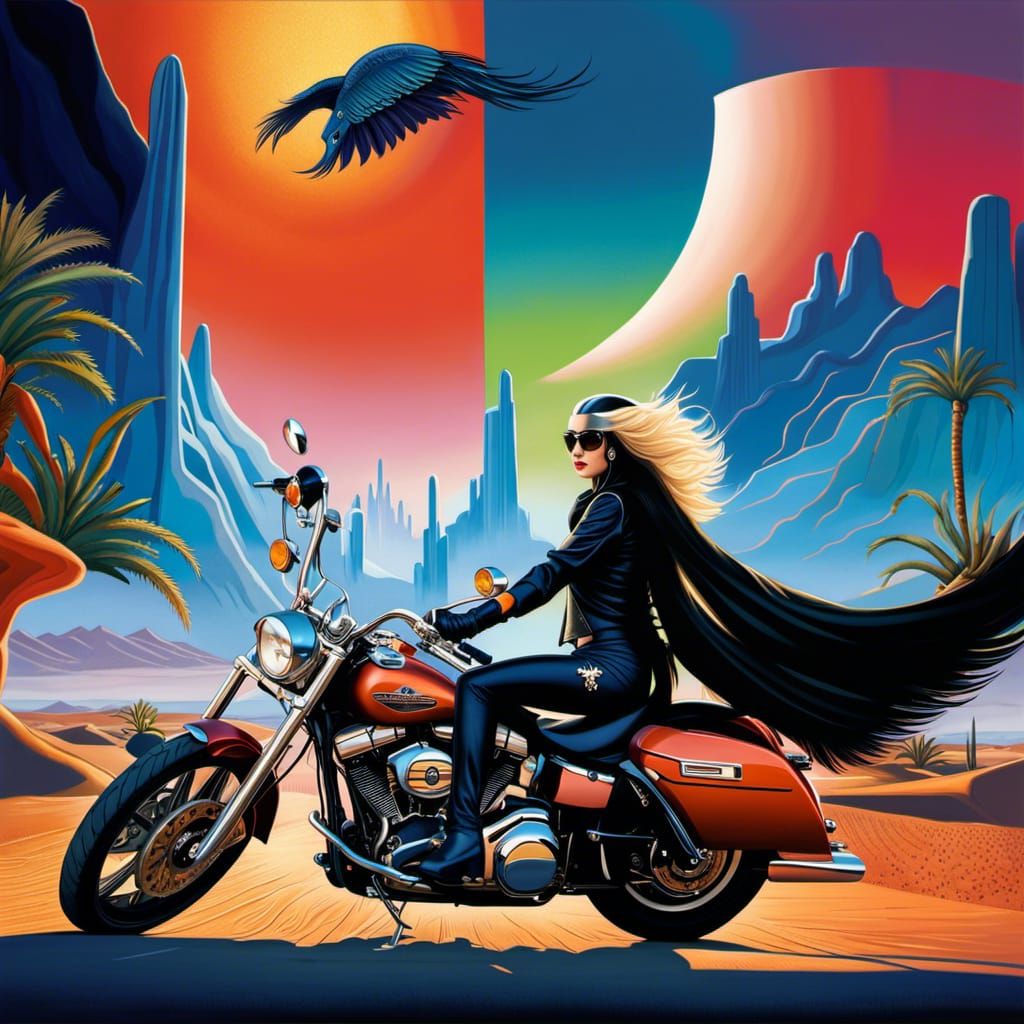 a Harley Davidson low rider motorcycle :: intricately decorated ...