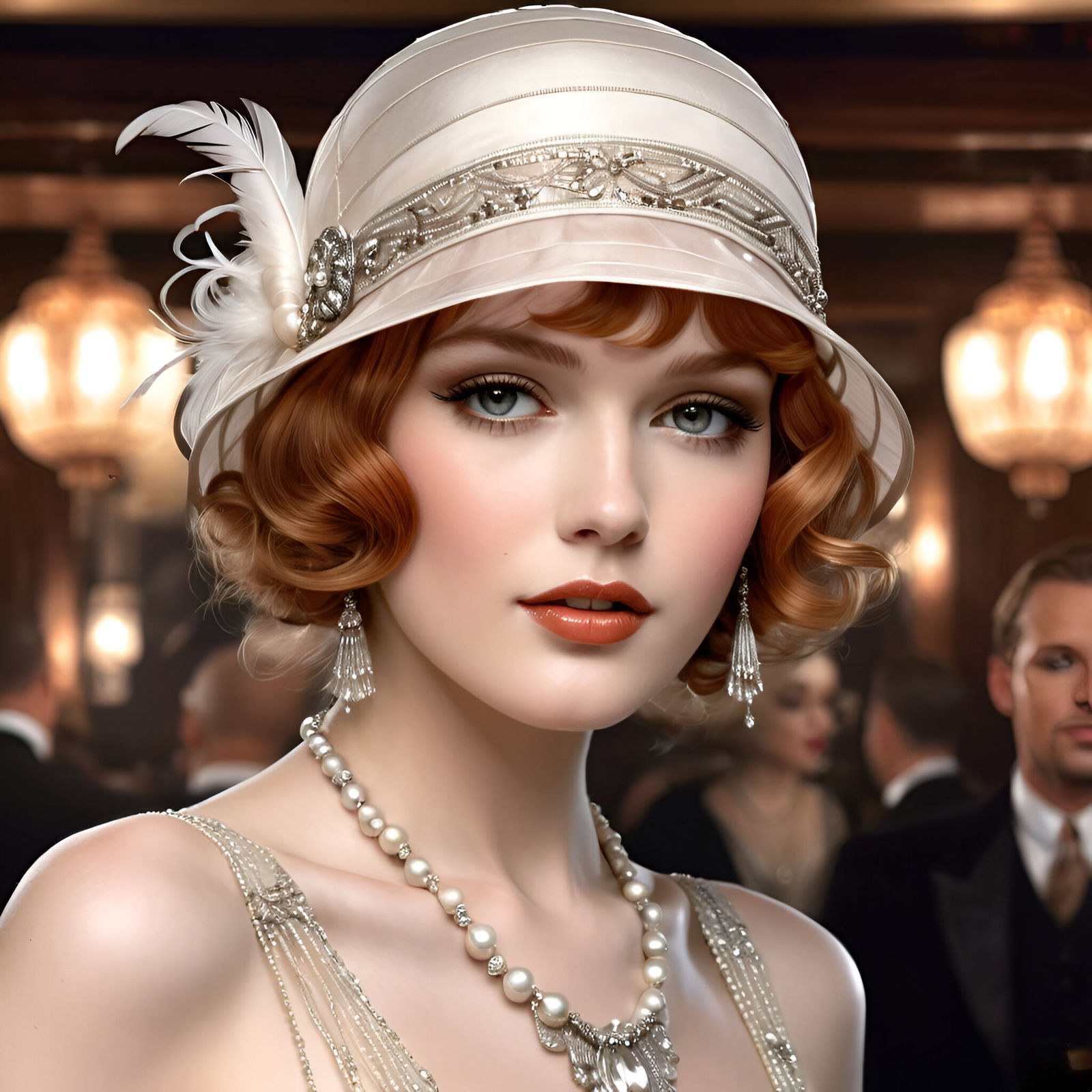 Flapper Girl - AI Generated Artwork - NightCafe Creator