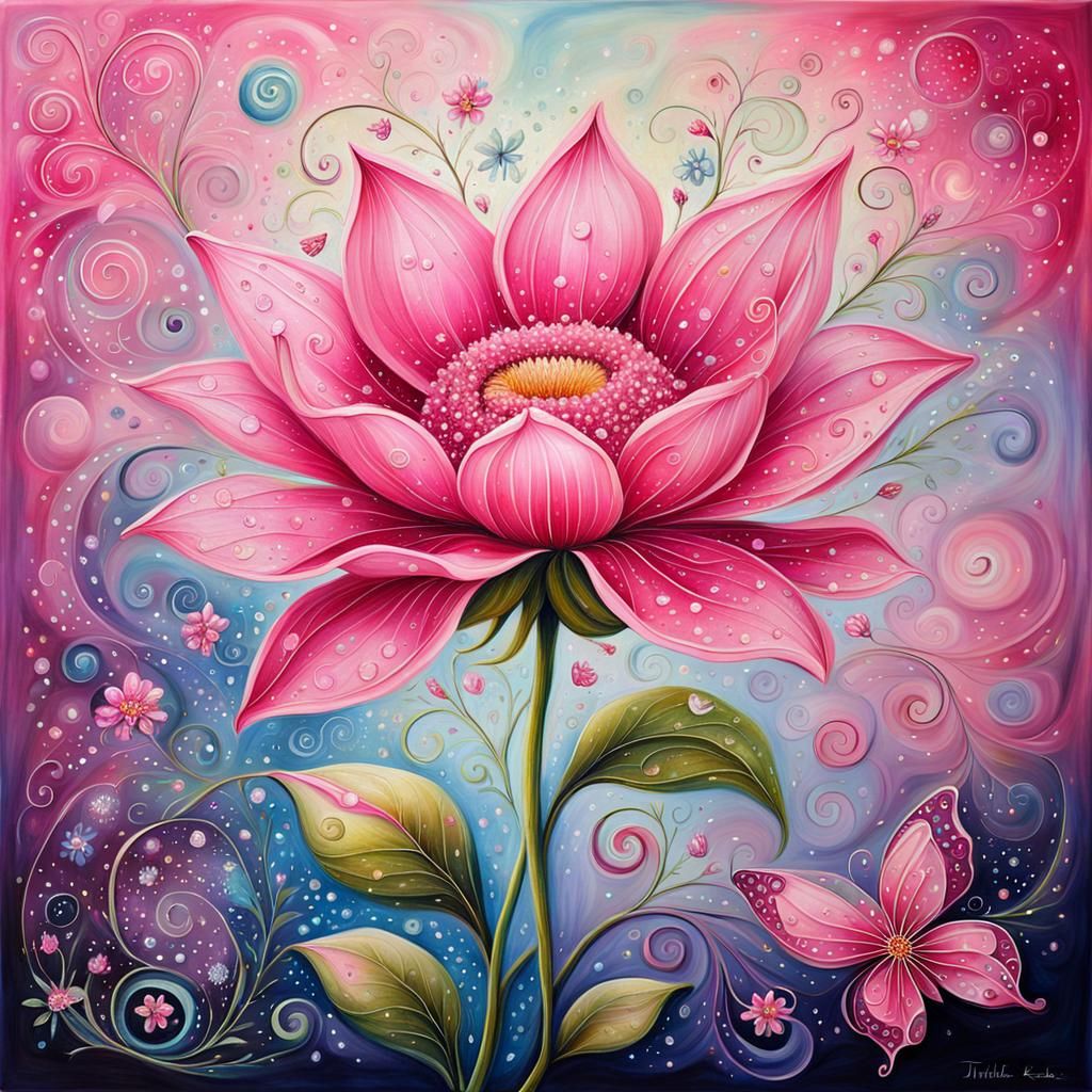 Pink sparkles - AI Generated Artwork - NightCafe Creator