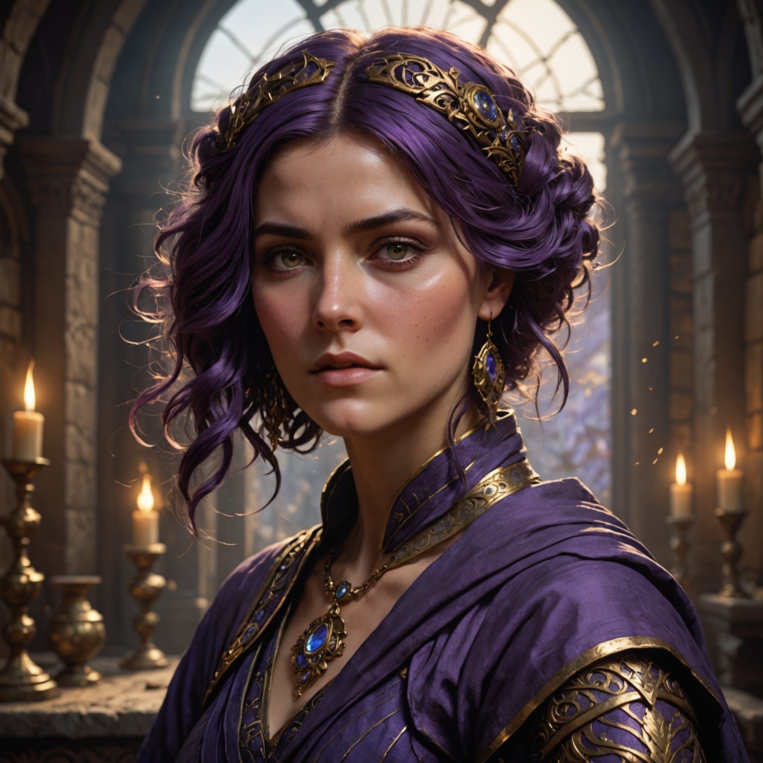 Woman from ancient times - Ethereal Ancient Goddess in Dark ...