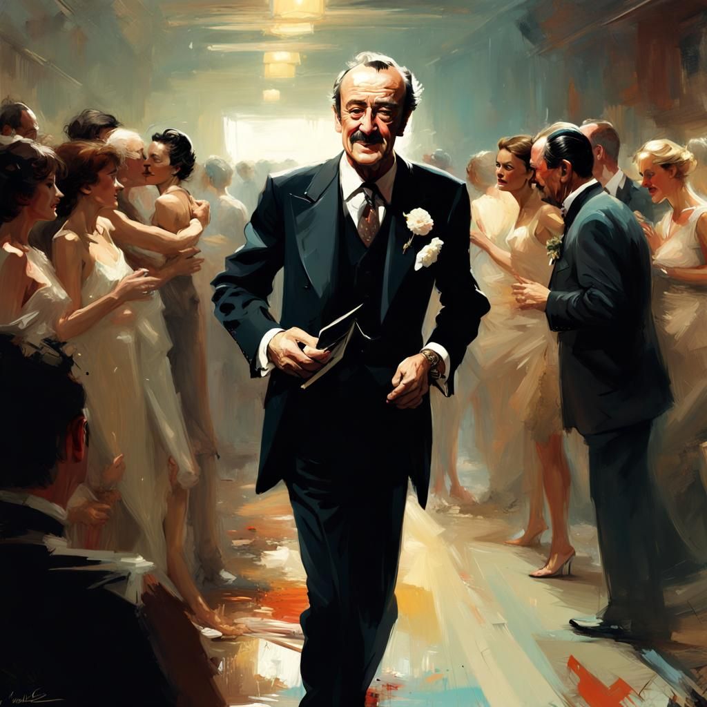 David Niven at the Oscars After Party - AI Generated Artwork ...