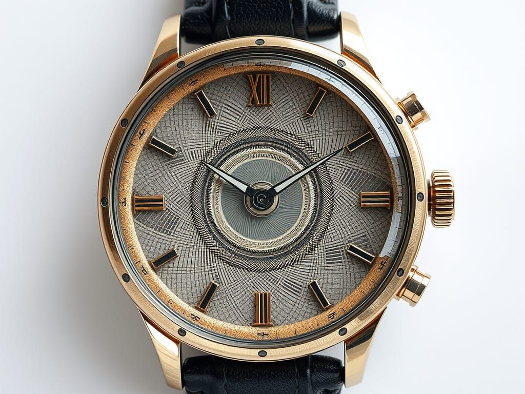 Fractal Retrofuturism Watch in Teslapunk Style wit... - AI Art