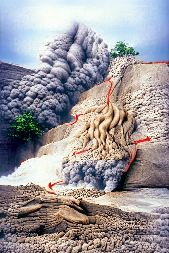 Pyroclastic flow : r/nightcafe