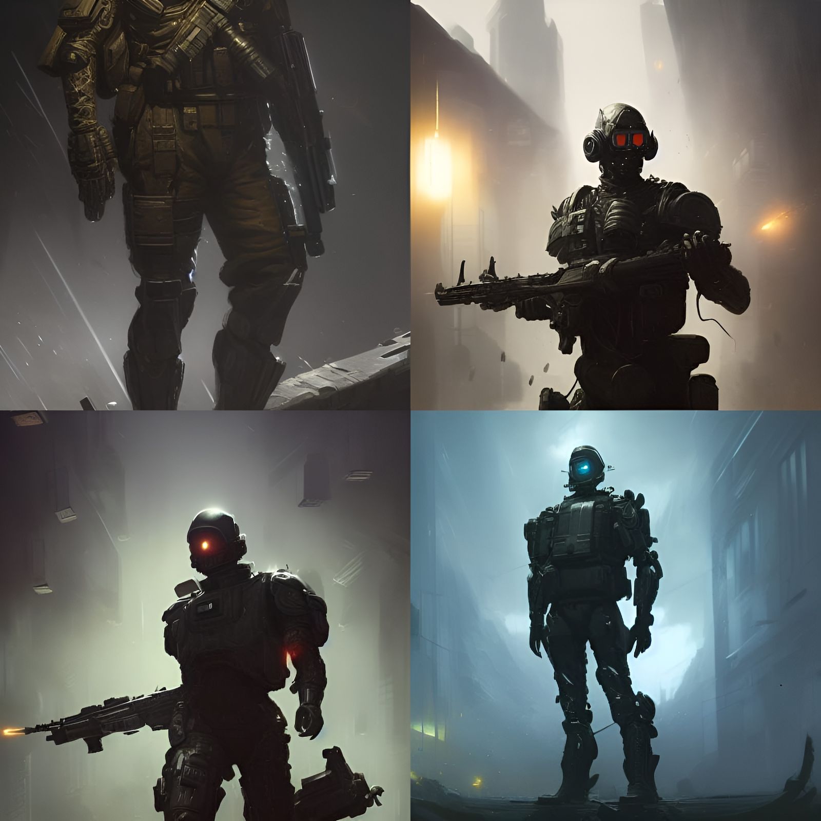 Cyberneticly enhanced military man - AI Generated Artwork - NightCafe ...