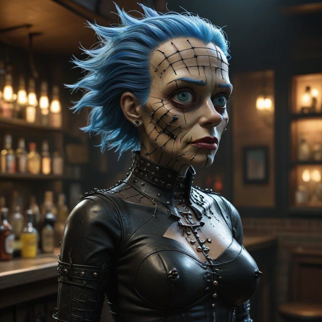 A hyperrealistic 3d cartoon render in intricate details, of Homer ...