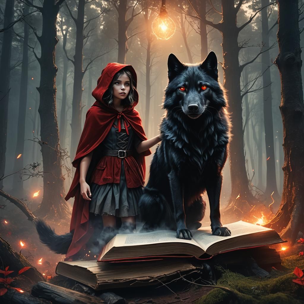 Little Red Riding hood - AI Generated Artwork - NightCafe Creator