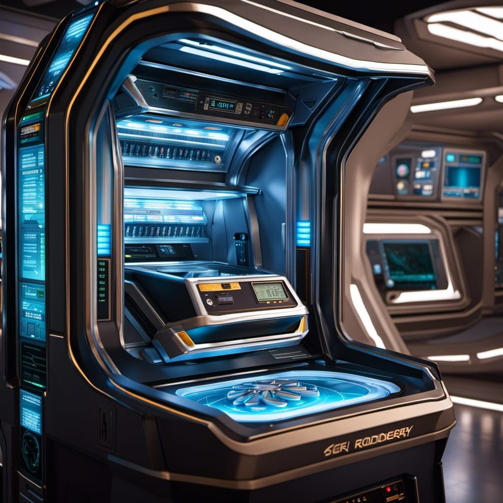 food replicator machine - AI Generated Artwork - NightCafe Creator