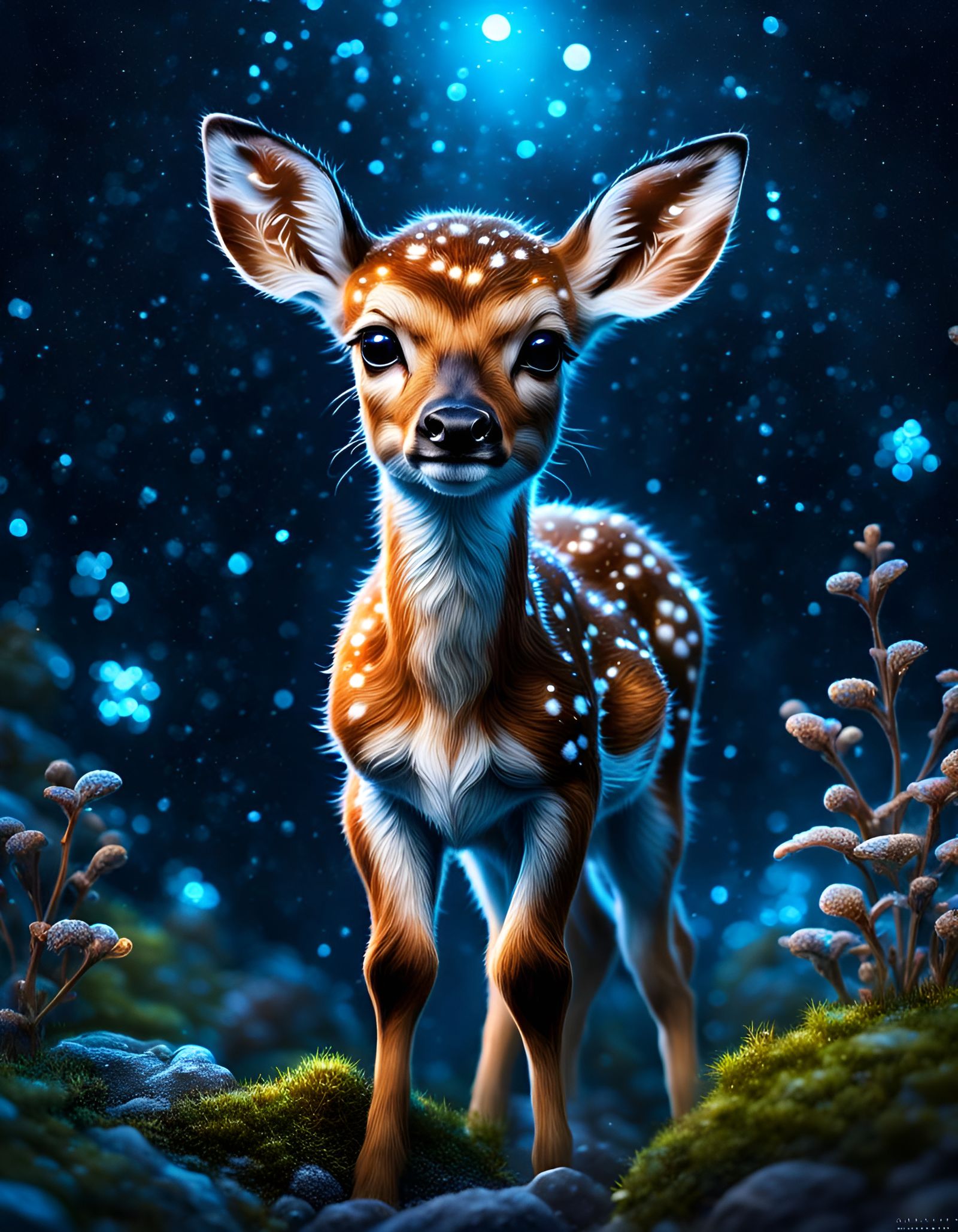 Fascinated Fawn … - AI Generated Artwork - NightCafe Creator