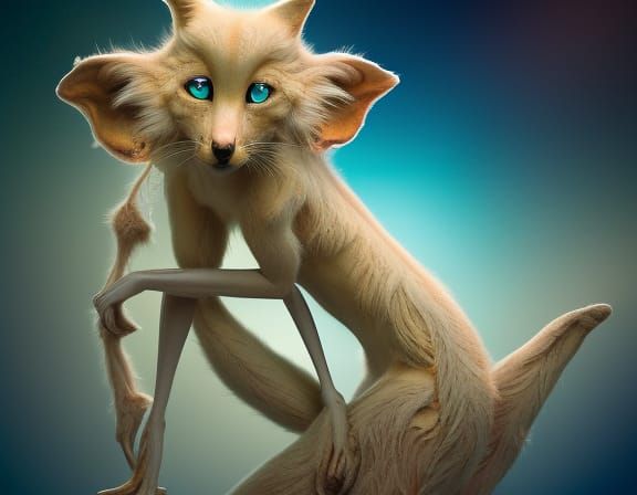 Strange Fox - AI Generated Artwork - NightCafe Creator