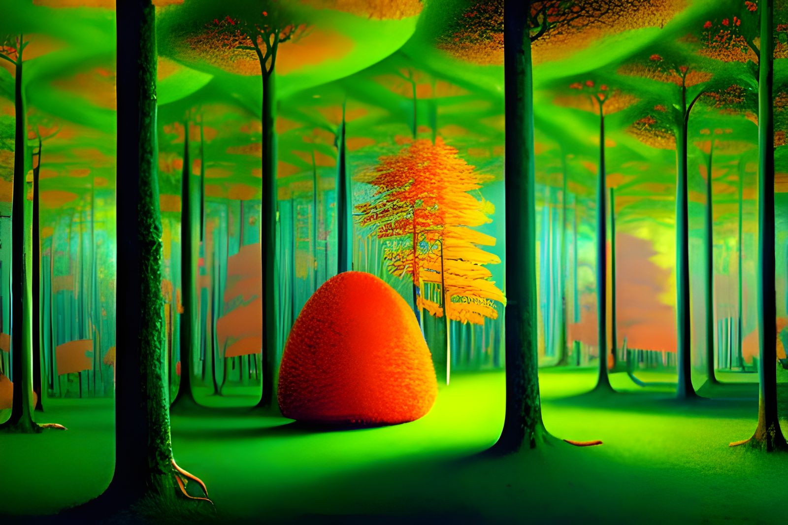 Arboreal Liminal³ - AI Generated Artwork - NightCafe Creator