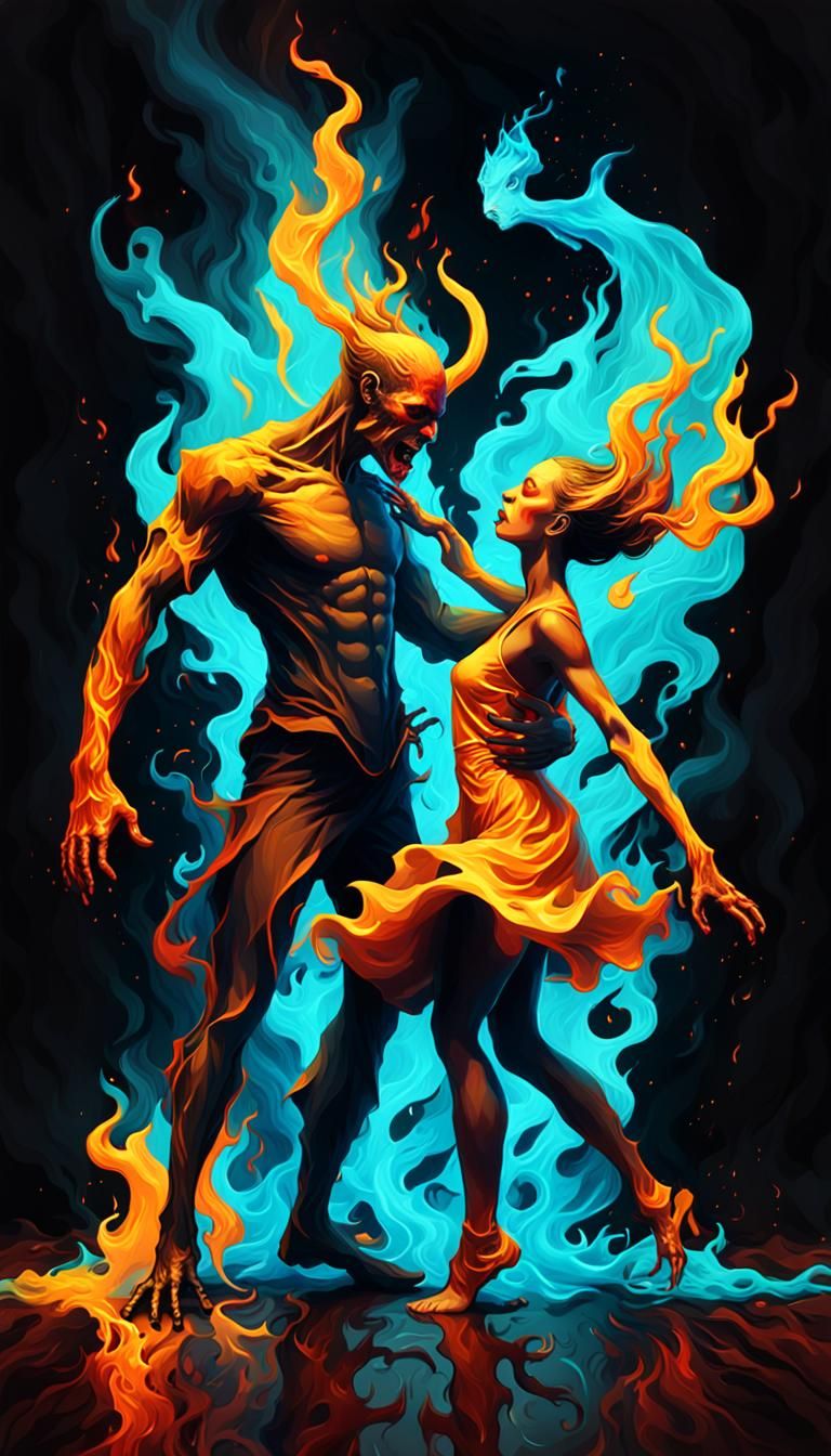 devil's dance - AI Generated Artwork - NightCafe Creator