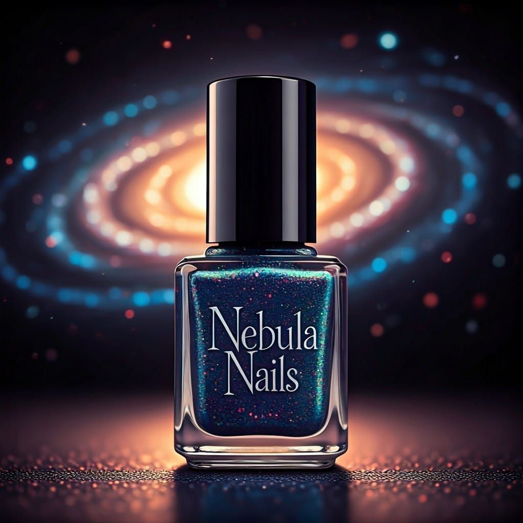 Nebula nail polish - cosmic fingertips