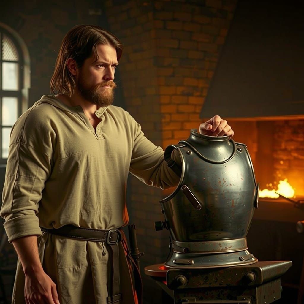 When it's time for armor repairs, the blacksmith armorer it is!