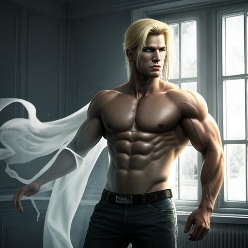 Part Man, Part Ghost - AI Generated Artwork - NightCafe Creator