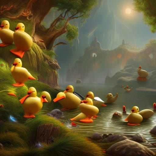 Duck - AI Generated Artwork - NightCafe Creator