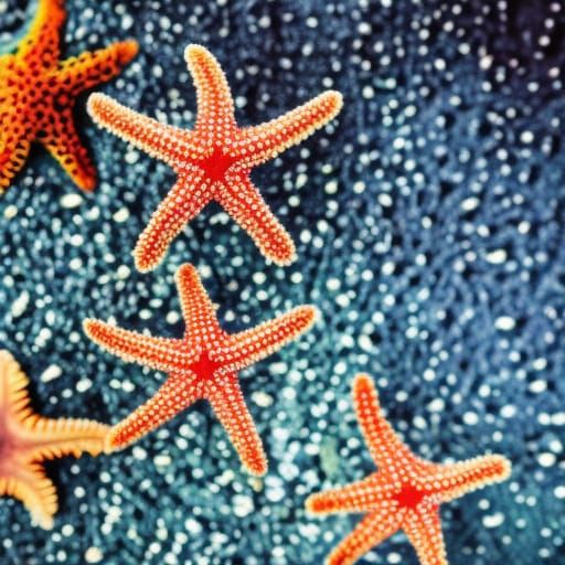 Many many starfish. - AI Generated Artwork - NightCafe Creator