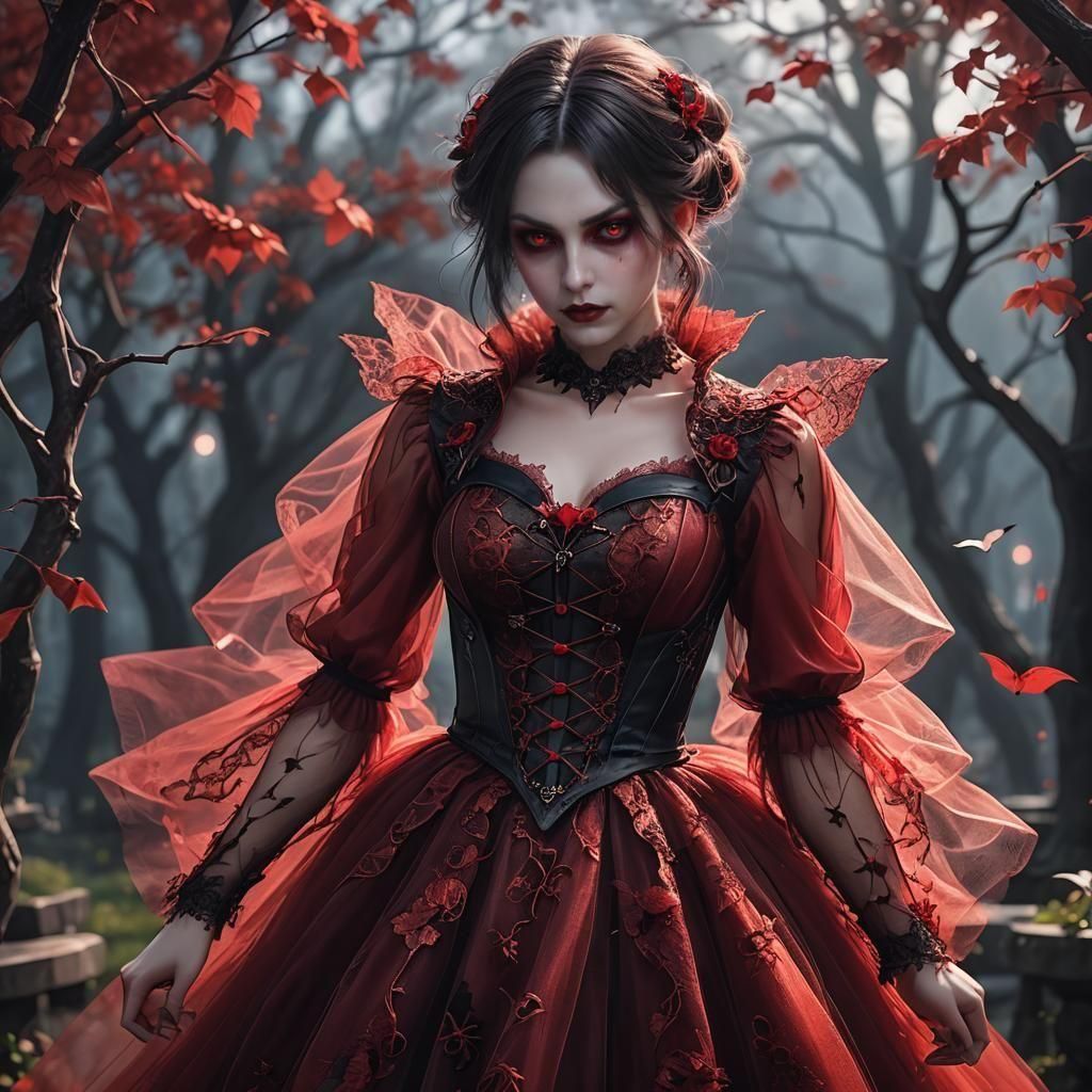 Beautiful vampire - AI Generated Artwork - NightCafe Creator