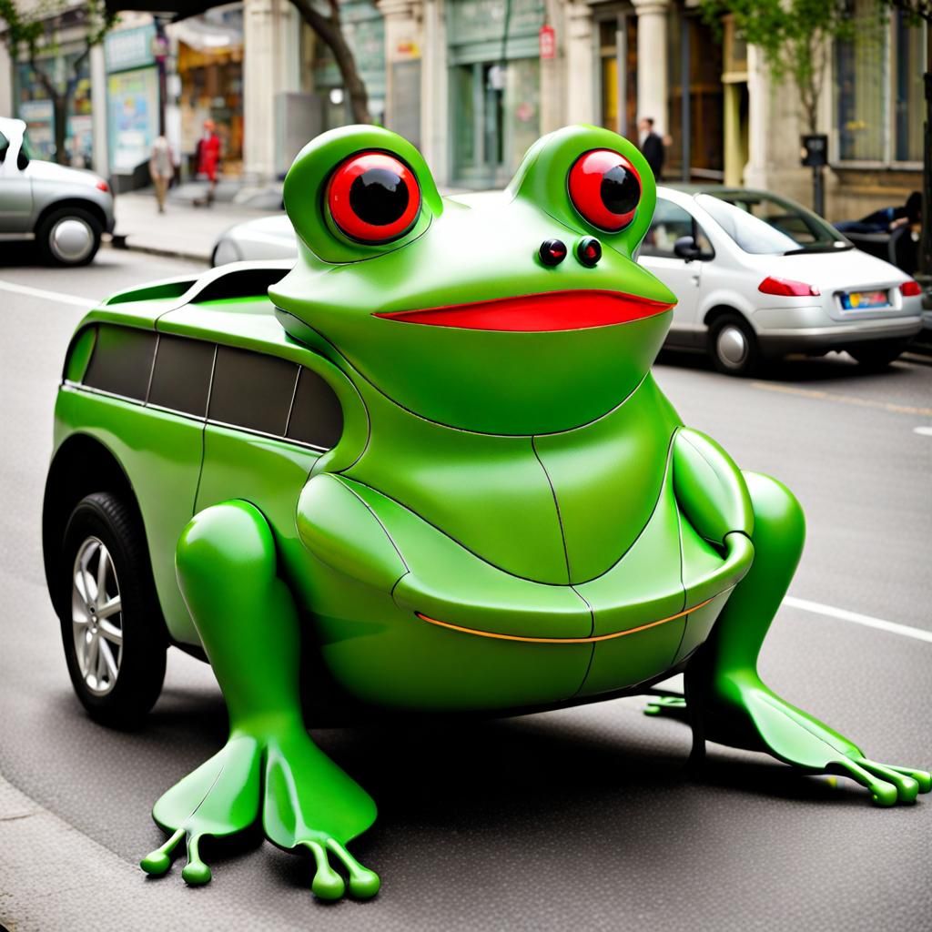 the frog mobile! - AI Generated Artwork - NightCafe Creator