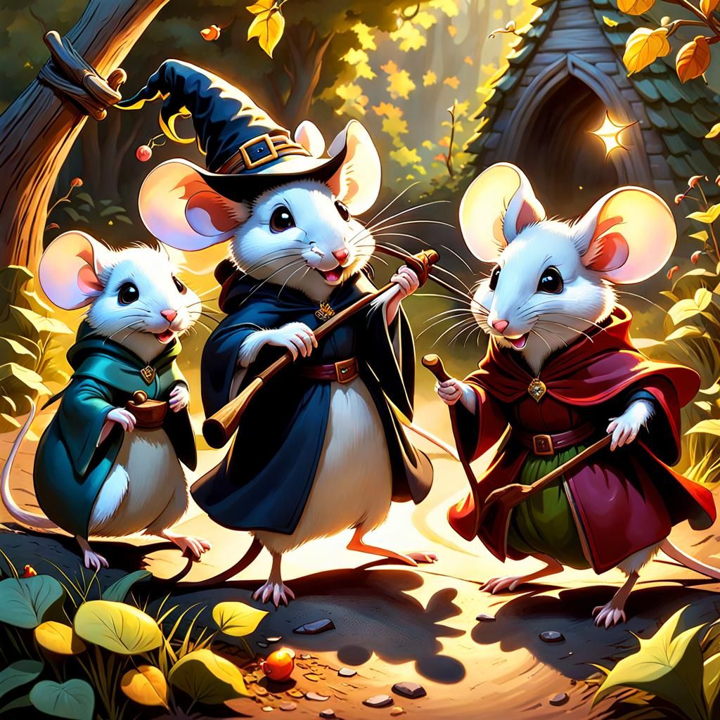 The Mice Wizard - AI Generated Artwork - NightCafe Creator