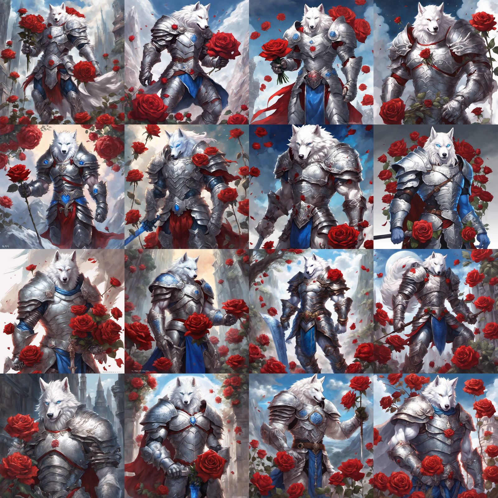 Rose Knight - AI Generated Artwork - NightCafe Creator