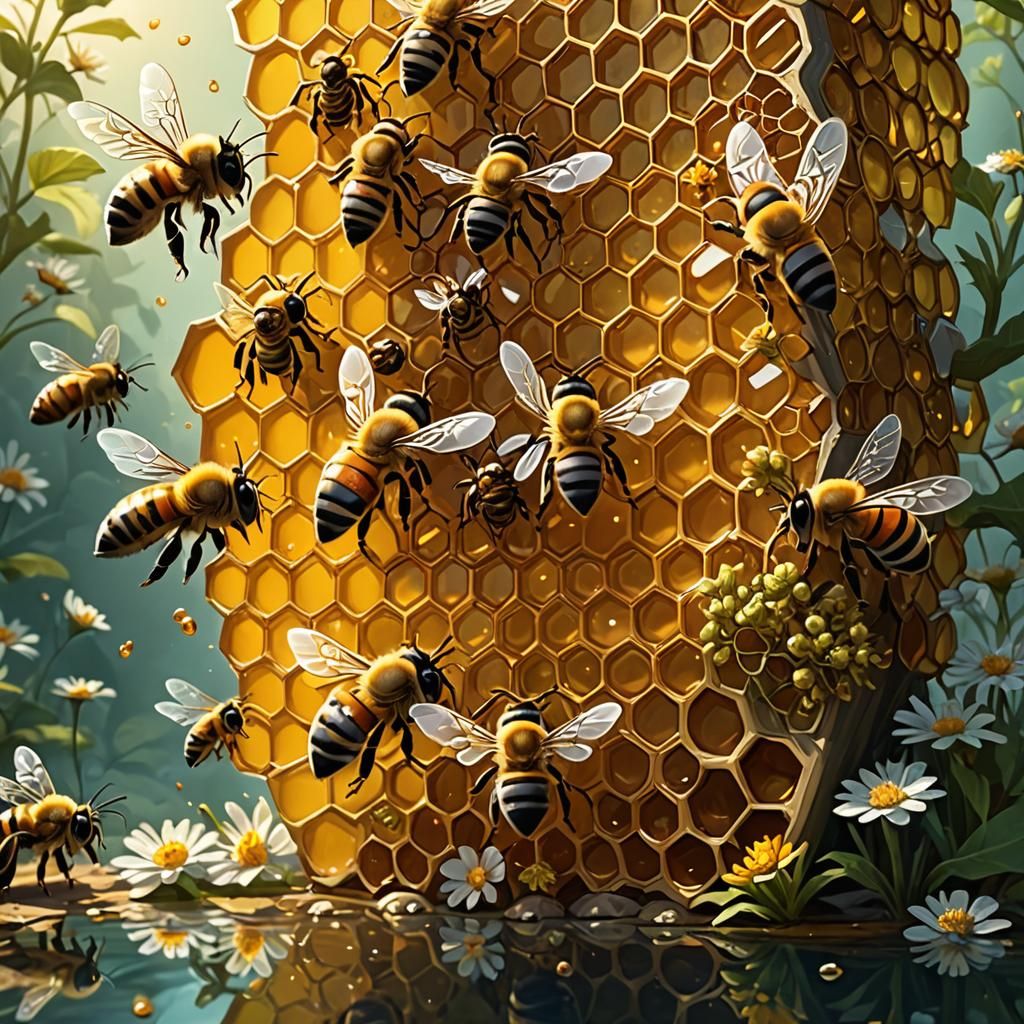 Just Bees - AI Generated Artwork - NightCafe Creator